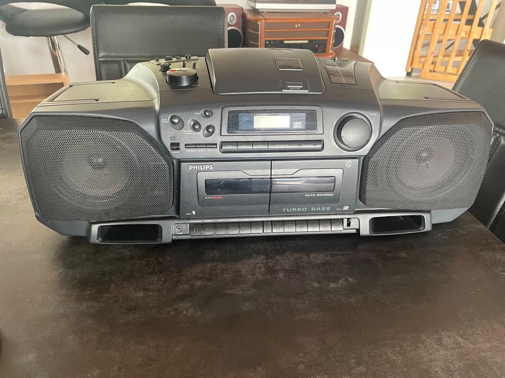 Boombox Stéréo Vintage Philips AZ8304 Turbo Bass Années 90 | Acheter ...
