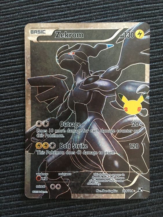 Pokemon Zekrom Celebrations 25 EN | Kaufen auf Ricardo