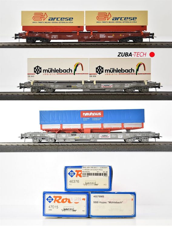 Roco 3x Güterwagen FS/SBB H0 WS OVP | Kaufen auf Ricardo