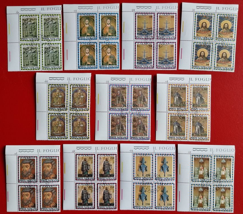VATIKAN HEILIGES JAHR 1975 VIERERBLOCK SERIE 1974 ET VOLLGU. | Kaufen auf Ricardo