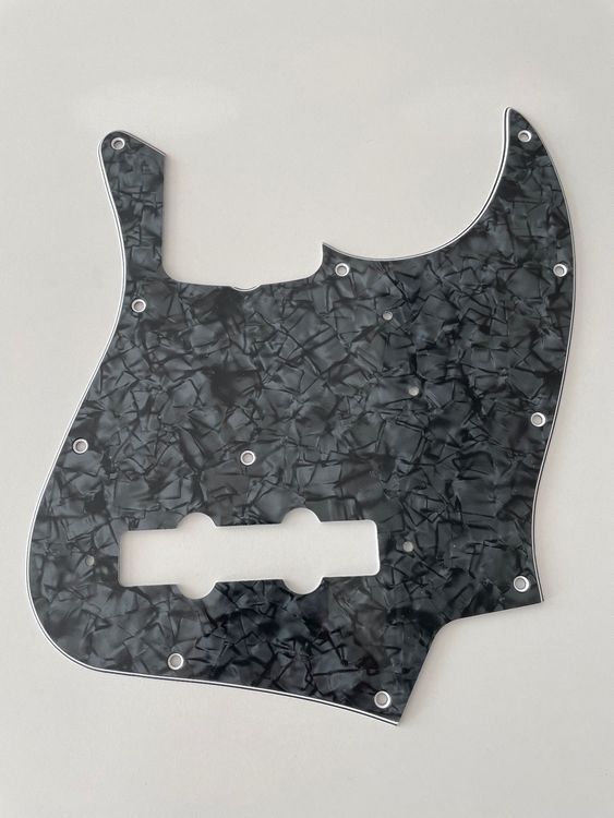 Black-Pearloid Pickguard for Jazz Bass | Kaufen auf Ricardo