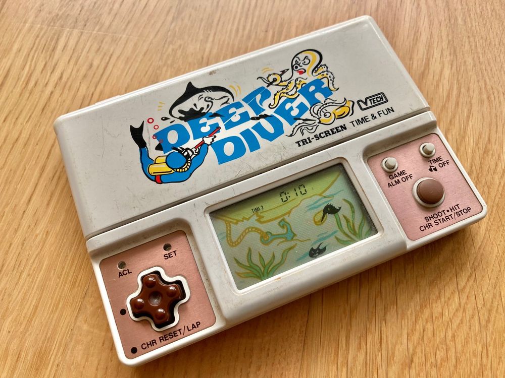 Deep Diver Tri Screen - Time & Fun Hand Held Game 1982 | Comprare su ...
