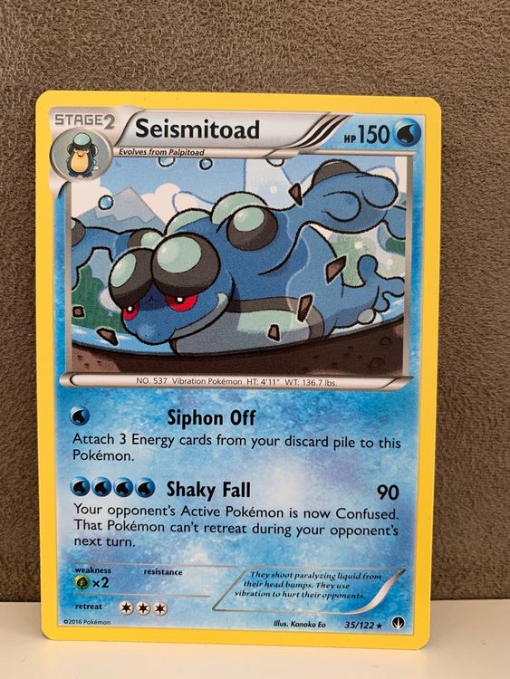 Pokemon Seismitoad Rare BREAKpoint ENG 35/122 | Kaufen auf Ricardo