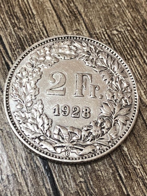 Schweiz 2 Franken 1928 Silber Rar | Kaufen auf Ricardo