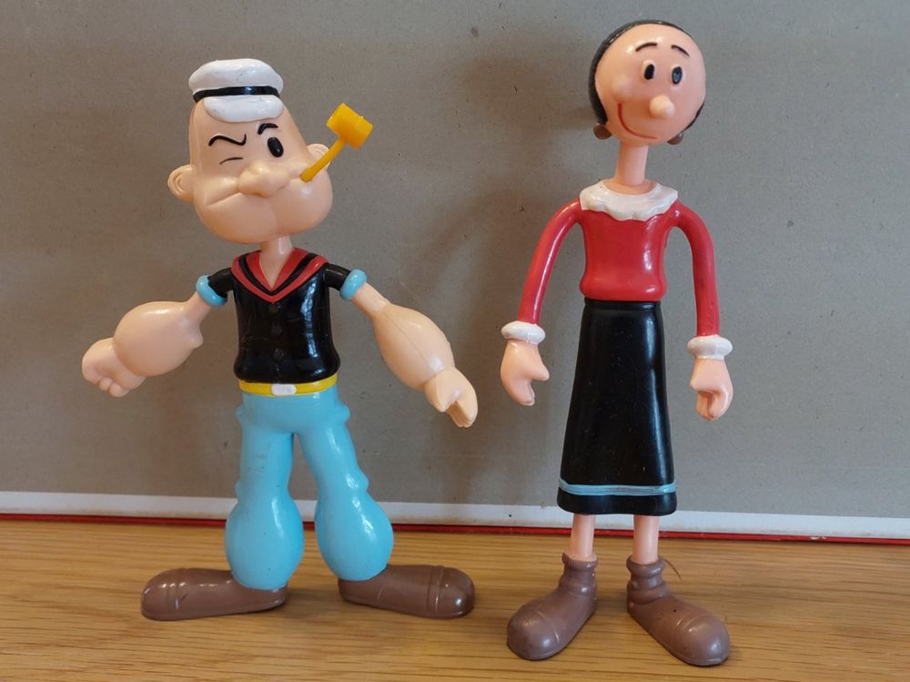 Popeye und Freundin Olivia Figuren, 1989 King Features | Kaufen auf Ricardo