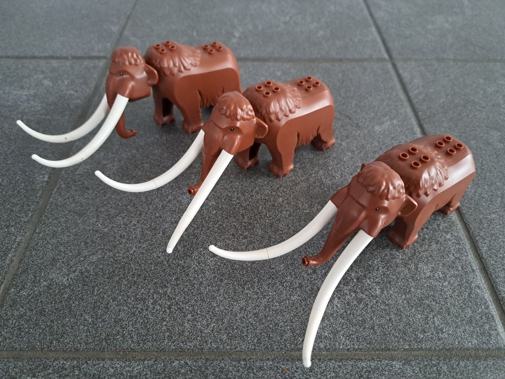 3x LEGO Mammut aus dem Arktis Set 60195 | Kaufen auf Ricardo