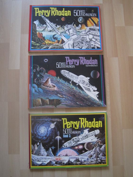 Perry Rhodan 1,2,3 Skizzen Bände 1971 , 1977, 1980 Selten !! | Acheter ...