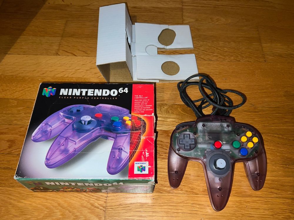N64 Controller Clear Purple (OVP) | Kaufen auf Ricardo