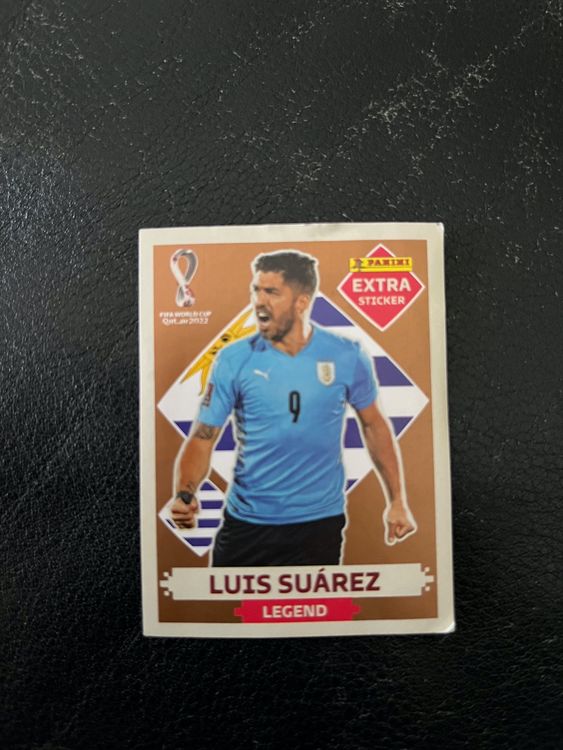 Panini Extra Sticker Luis Suarez WM 2022 Bronze Qatar/Katar | Acheter ...