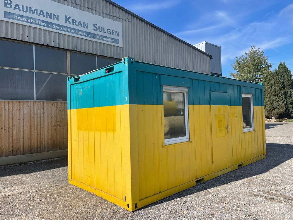 20' Büro- Mannschaftscontainer, Baucontainer, Geräteraum! | Kaufen auf ...