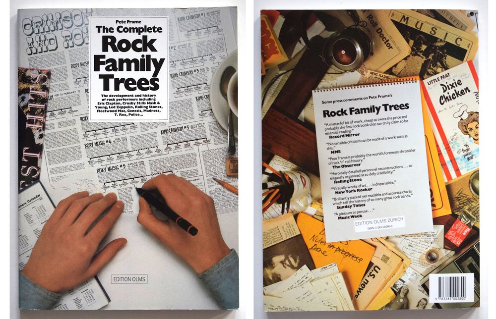 The Complete Rock Family Trees Stammbaum Bands Pop/Rockmusik | Acheter ...