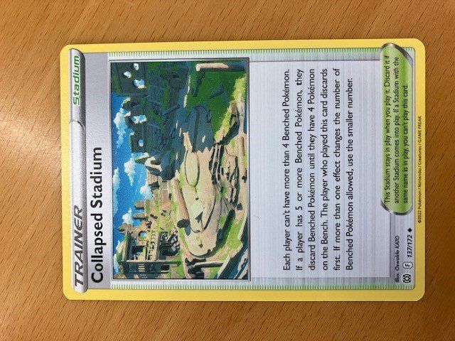 Pokemon Trainer Collapsed Stadium 137/172 | Kaufen auf Ricardo
