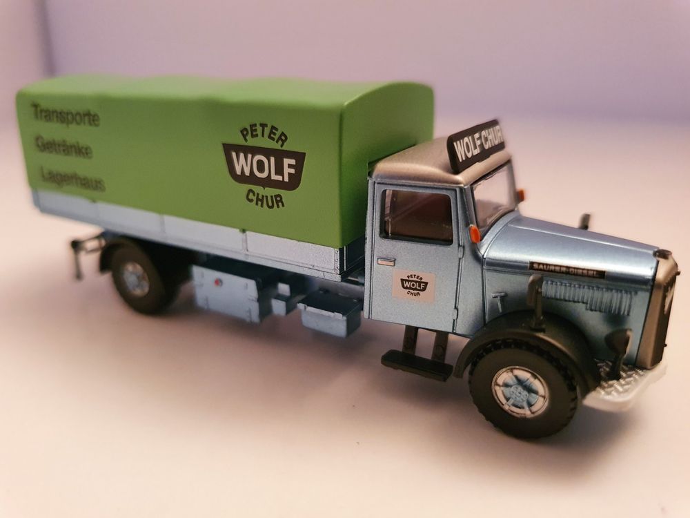 Saurer S 4C der Wolf Transport AG / ACE / 1:87 | Kaufen auf Ricardo