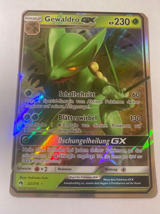 Pokemonkarte Gewaldro GX | Kaufen auf Ricardo
