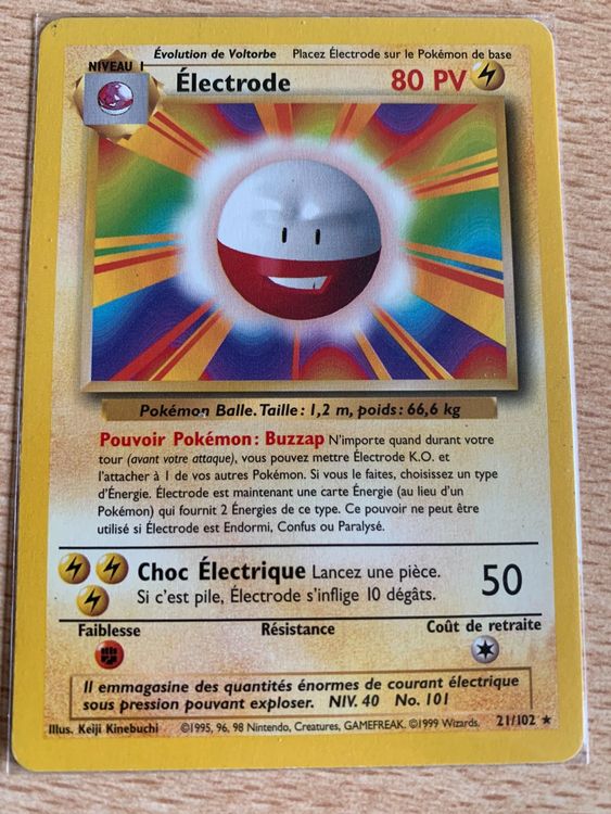 carte Pokemon - ELECTRODE | Kaufen auf Ricardo