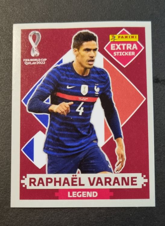 Panini Extra Sticker WM 2022. Raphael Varane. | Acheter sur Ricardo