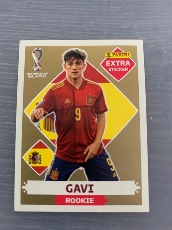 Panini Extra Sticker Gavi Gold | Kaufen auf Ricardo