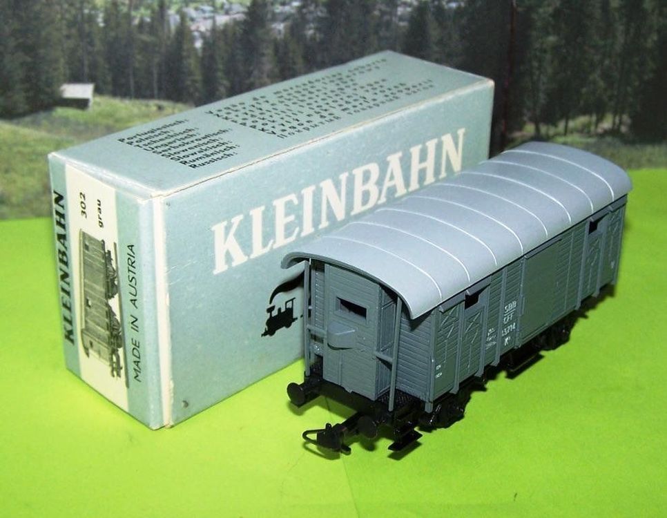 Kleinbahn 302 H0: SBB Güterwagen K3, DC, wie neu | Acheter sur Ricardo