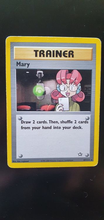 Pokemon Mary Rare Neo Genesis Trainer EN | Kaufen auf Ricardo