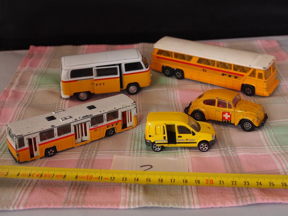 2. lot véhicules bus PTT, coccinelle PTT, bus VW PTT VINTAGE | Acheter ...