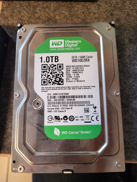 Festplatte 1.0TB - Western Digital | Kaufen auf Ricardo