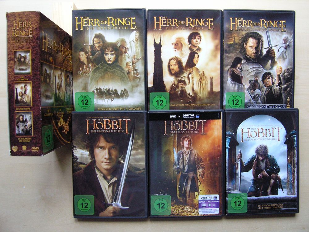 Der Hobbit + Der Herr der Ringe - Spielfilm Trilogie | Kaufen auf Ricardo
