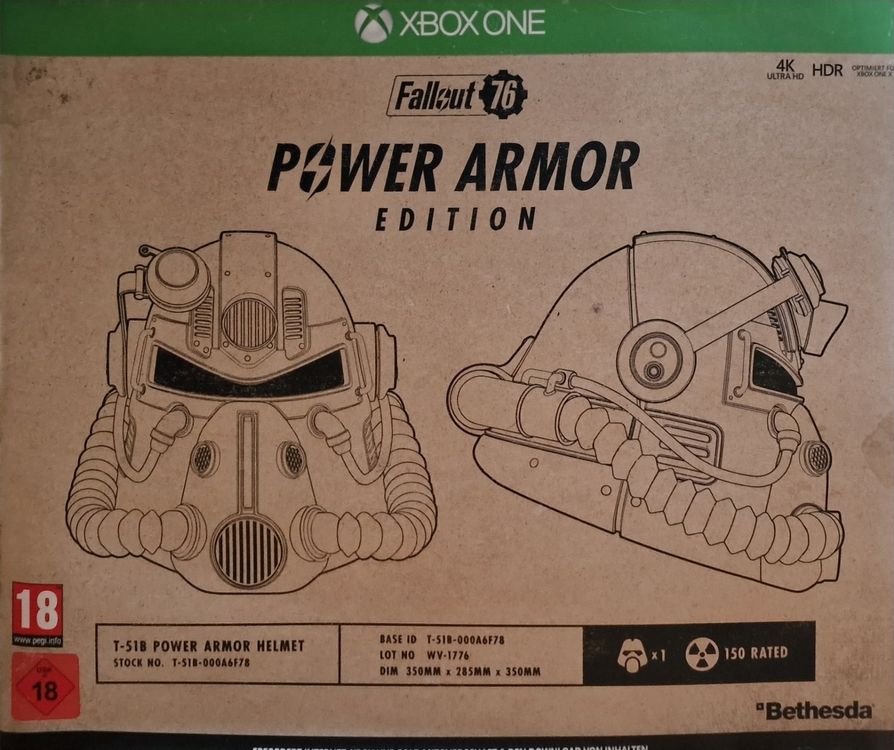 POWER ARMOR EDITION HELM mit Zubehör --->>OHNE GAME