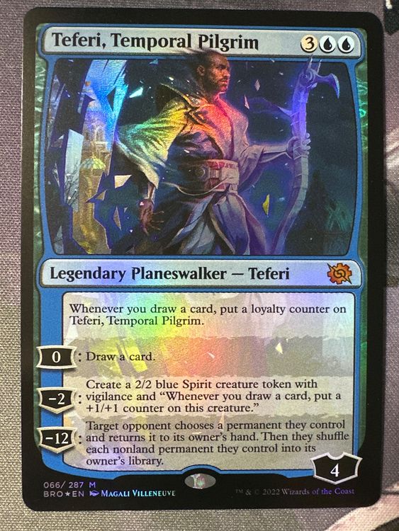 Teferi, Temporal Pilgrim FOIL 066/287 Brothers War | Kaufen auf Ricardo