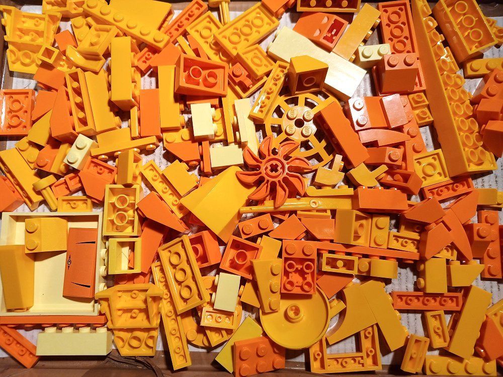 LEGO 150 gelbe und orange Teile -A73 | Kaufen auf Ricardo