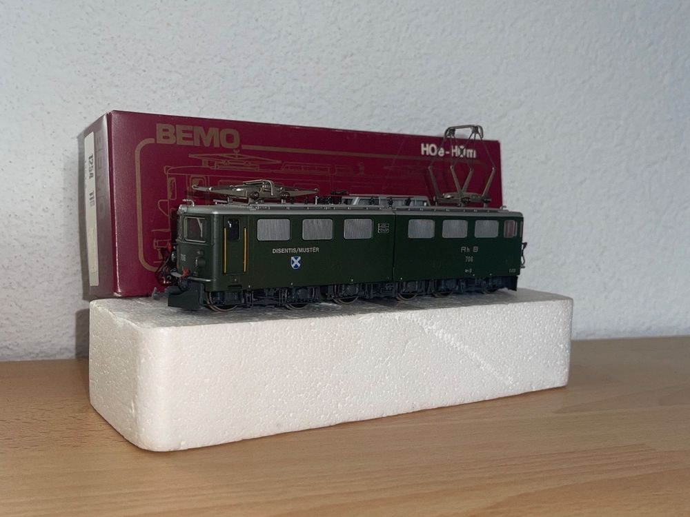 BEMO RhB Ge 6/6 II 706 DISENTIS/MUSTER grün ovp | Kaufen auf Ricardo