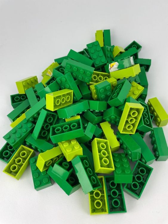 Lego 3001 Brick / Bausteine 2x4 Grün / Hellgrün 100 Stück | Kaufen auf ...
