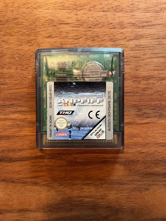 Game Boy RTL/THQ Anpfiff Fussball Manager | Kaufen auf Ricardo