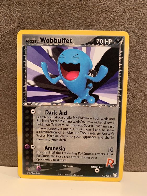 Pokemon ROCKET’S Wobbuffet EX Team Rocket Returns ENG 47/109 | Kaufen ...