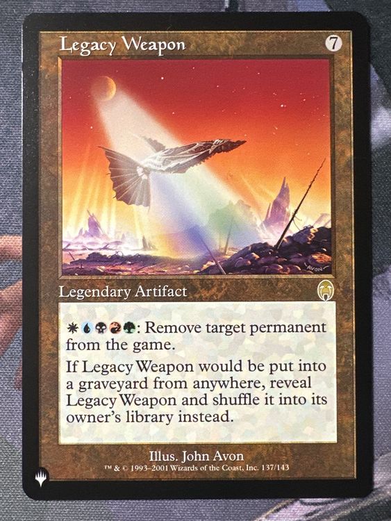 Legacy Weapon 137/143 The List | Kaufen auf Ricardo