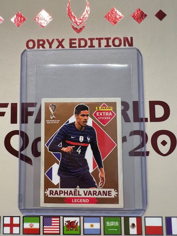 Panini Extra Sticker Raphaël Varane Bronze | Kaufen auf Ricardo