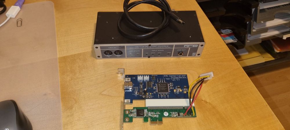 RME Multiface + HDSP PCI-Karte + PCI auf PCIe Adapterkarte | Acheter ...