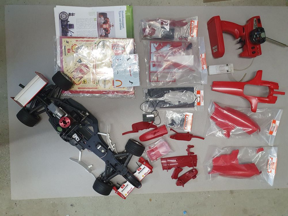 Kyosho F1 Ferrari F2004 2WD 1:8 Nitro RC Verbrenner Chassis | Comprare ...