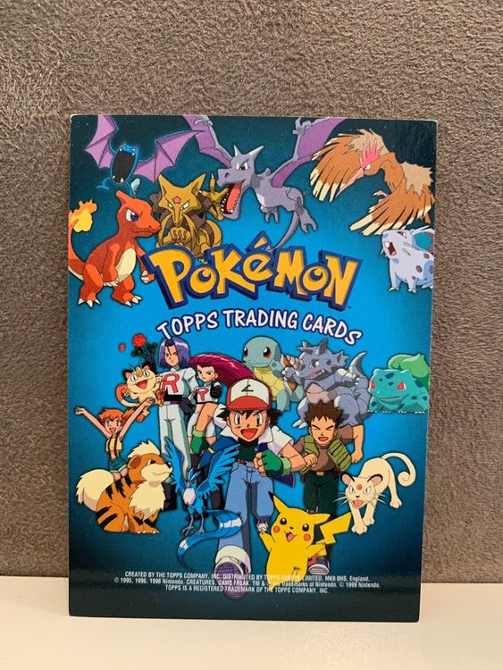 Pokemon Topps Trading Cards Übersicht Karte | Kaufen auf Ricardo