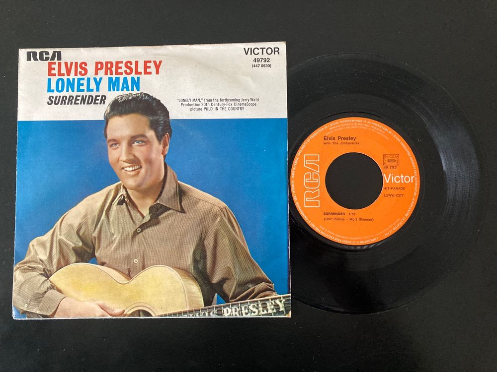 Elvis Presley / Single Lonely Man / Frankreich | Kaufen auf Ricardo