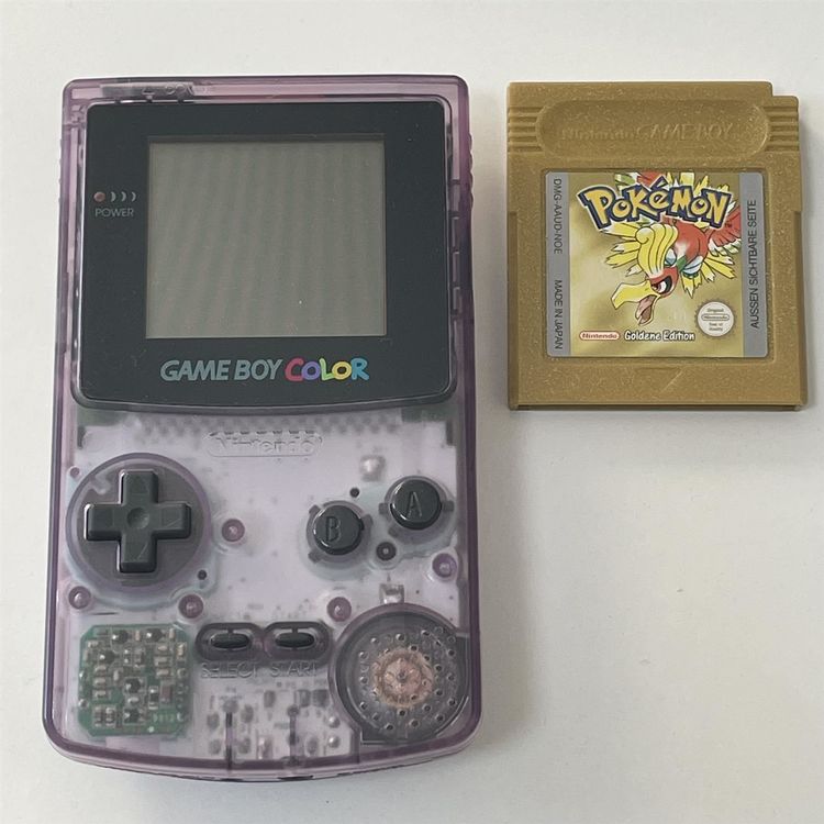 Gameboy Color Transp. + Pokemon Gold DE | Acheter sur Ricardo
