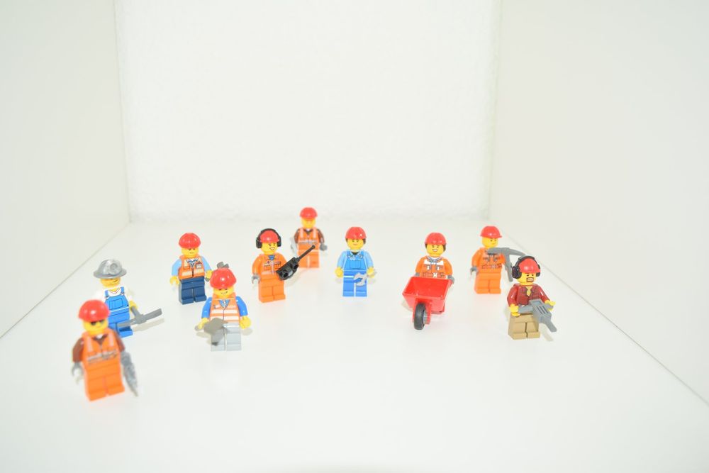 Lego City Worker Bauarbeiter Figuren 10x | Kaufen auf Ricardo