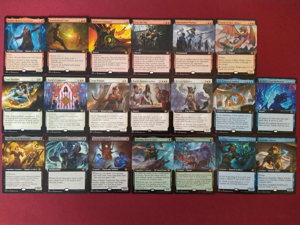 MTG - Brothers War - 20 Borderless Rare Cards | Kaufen auf Ricardo