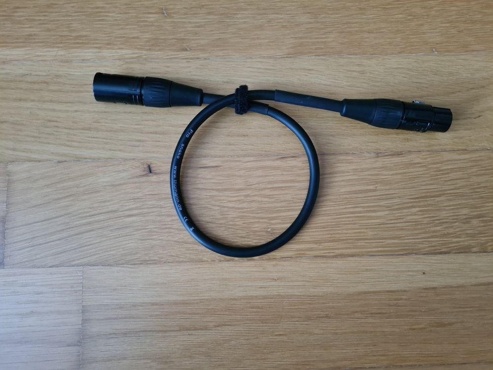 pro snake TPM 0.5m XLR male/XLR female | Kaufen auf Ricardo