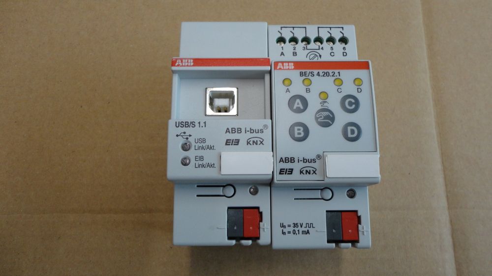 ABB REG-Binäreingang KNX BE/S 4.20.2.1/ USB/S1.1 USB-Schnitt | Kaufen ...
