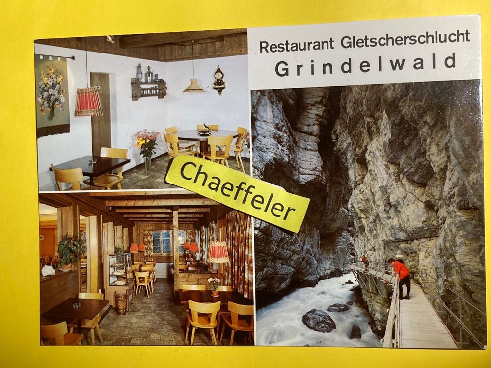 1984 Restaurant Gletscherschlucht Grindelwald | Kaufen auf Ricardo