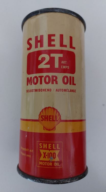 Oeldose SHELL 2T Motor Oil Bidon huile Oil Can | Kaufen auf Ricardo