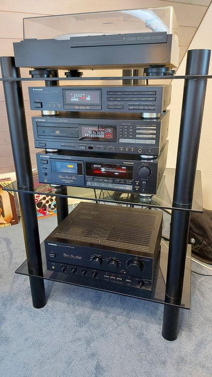 Hi-Fi Stereo Anlage Pioneer mit Rack und Boxen | Kaufen auf Ricardo