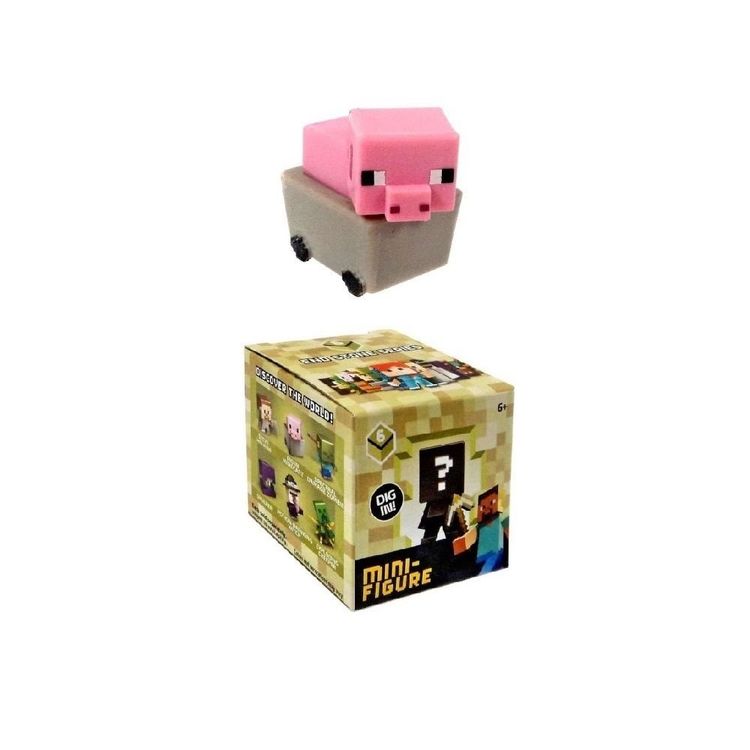 PIG IN MINECART Minecraft 2.5 cm action figure Serie 6 | Kaufen auf Ricardo