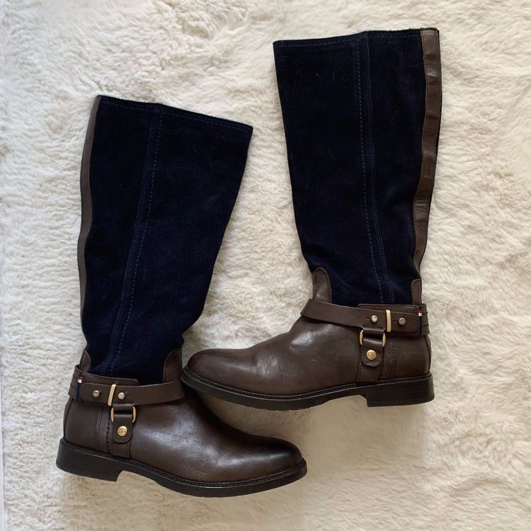 Tommy Hilfiger Boots Stiefel Gr.40 braun | Kaufen auf Ricardo