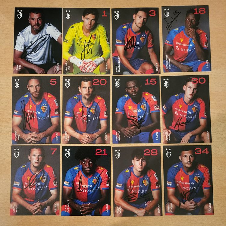 FC Basel Original Autogramme | Kaufen auf Ricardo